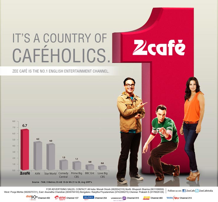 Zee Café is No.1 English Entertainment Channel | DreamDTH Forums